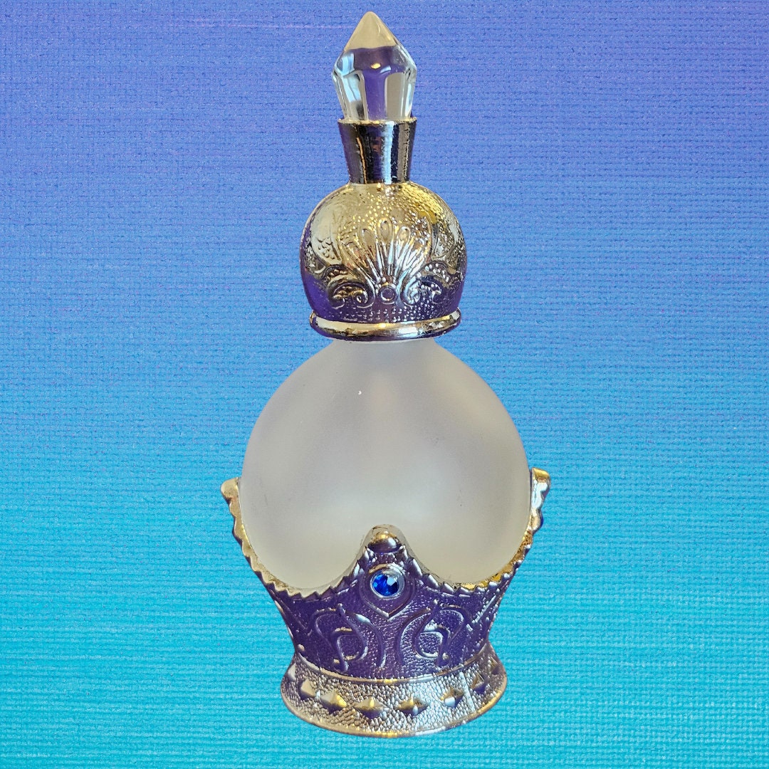 Silver and Sapphire Prayer Perfume Oil Bottle - Etsy