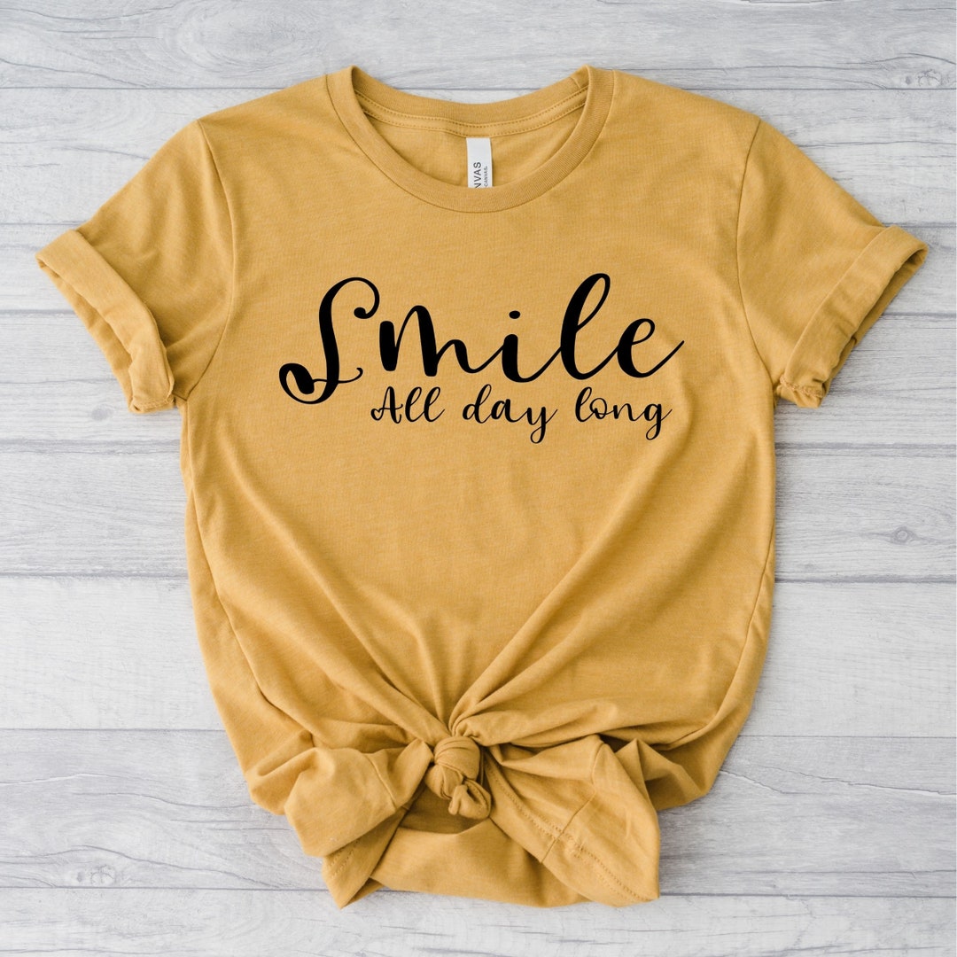 SVG Smile All Day Long Instant Download SVG and PNG File - Etsy