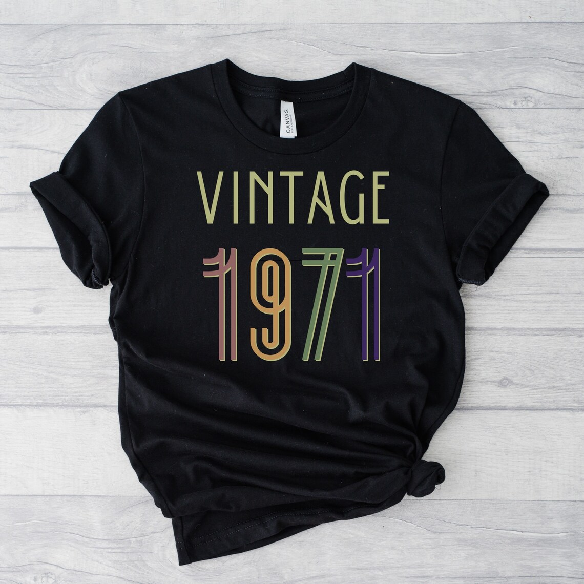 1971 SVG Vintage 1971 Downloadable File Cricut Craft PNG | Etsy