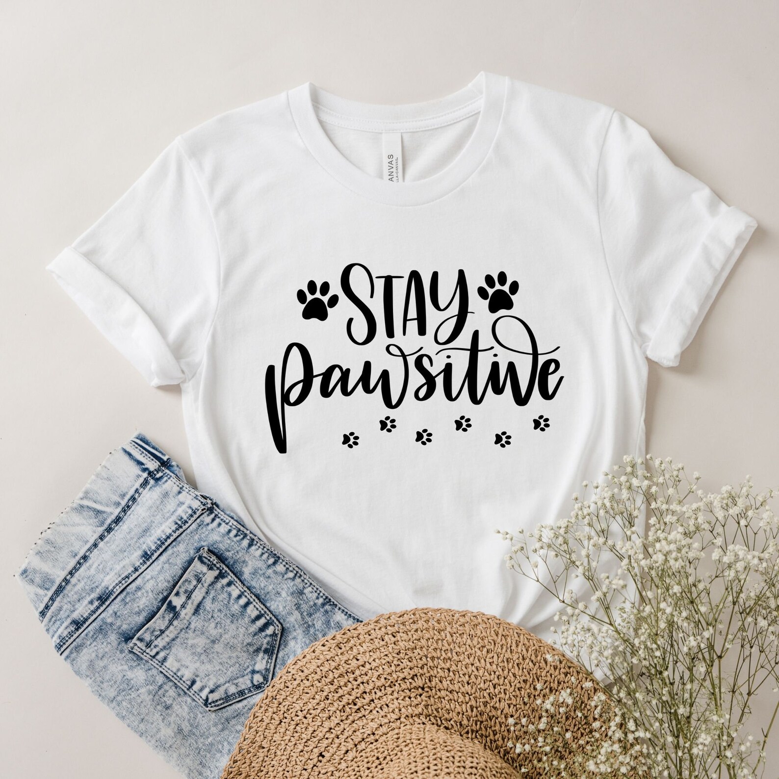 SVG Stay Pawsative Downloadable SVG and PNG File Cricut - Etsy