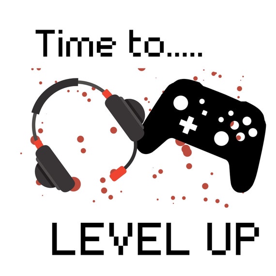 Level up SVG Downloadable PNG and SVG Files Instant - Etsy Singapore