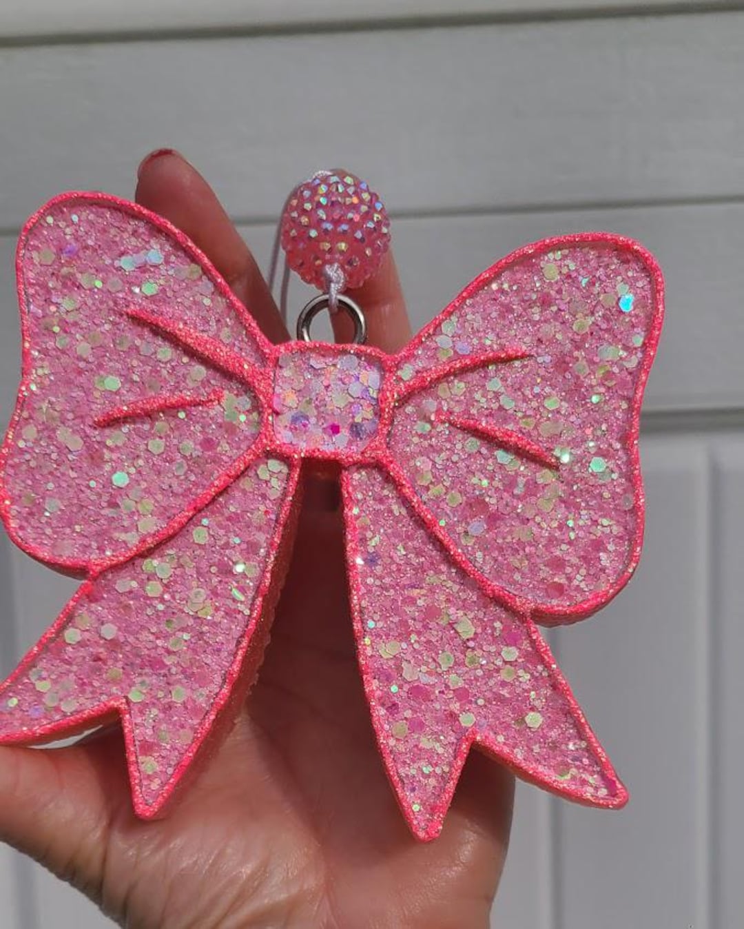 Bow Car Freshie, Preppie Bow, Scented Car Charm, Coquette Bow, Choose ...