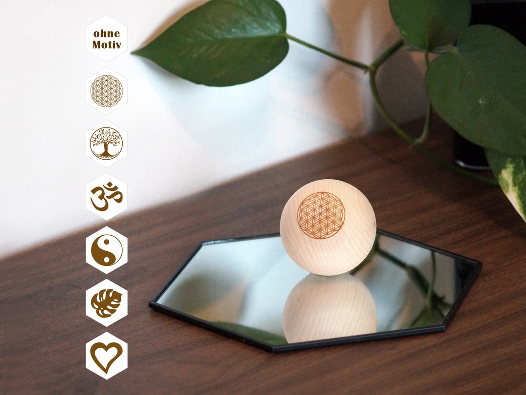 Pine Ball With or Without Motif 70 Mm ׀ Pine Wood ׀ Lasered ׀ Health ...