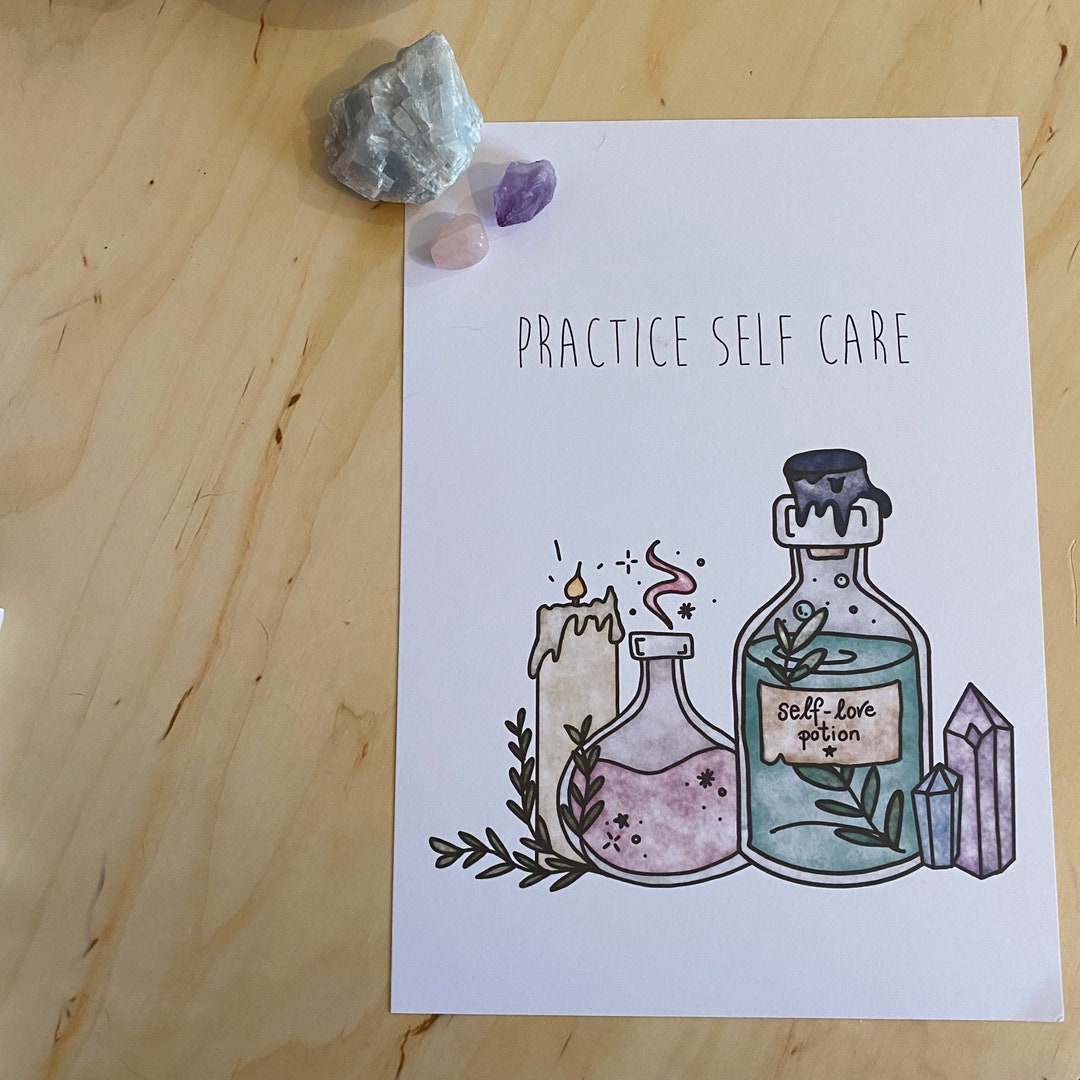 Practice Self Care Digital Print - Etsy