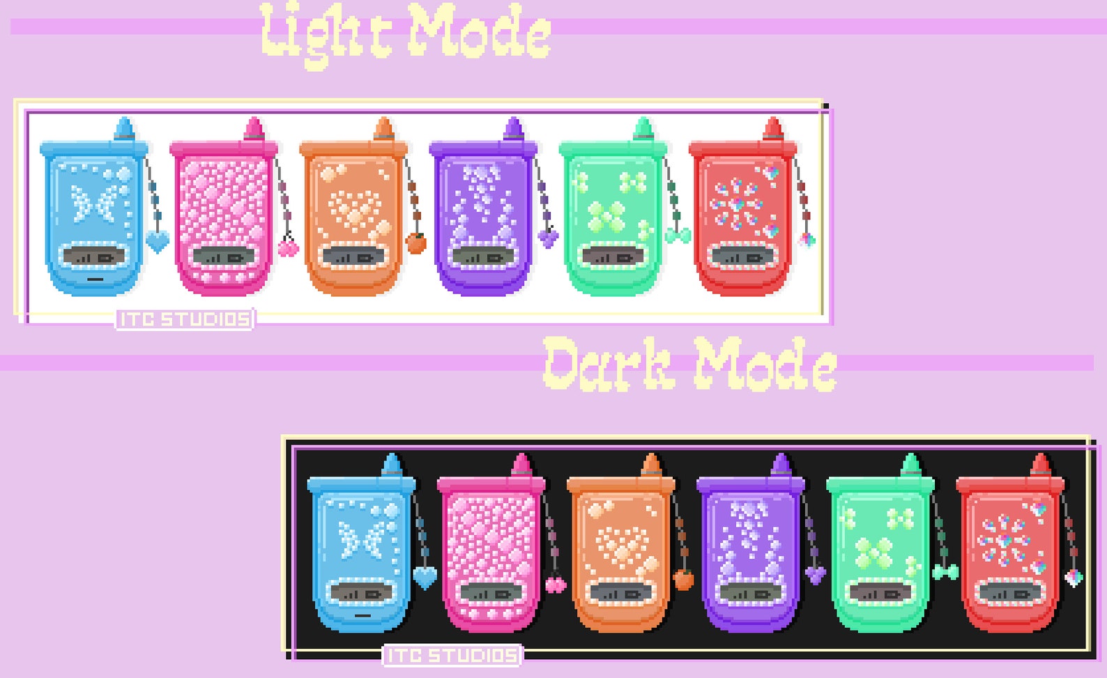 Y2K Flip Phone: Crystal Edition [SUB BADGES] - Etsy