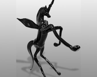 Glass Pegasus Figurine - Etsy