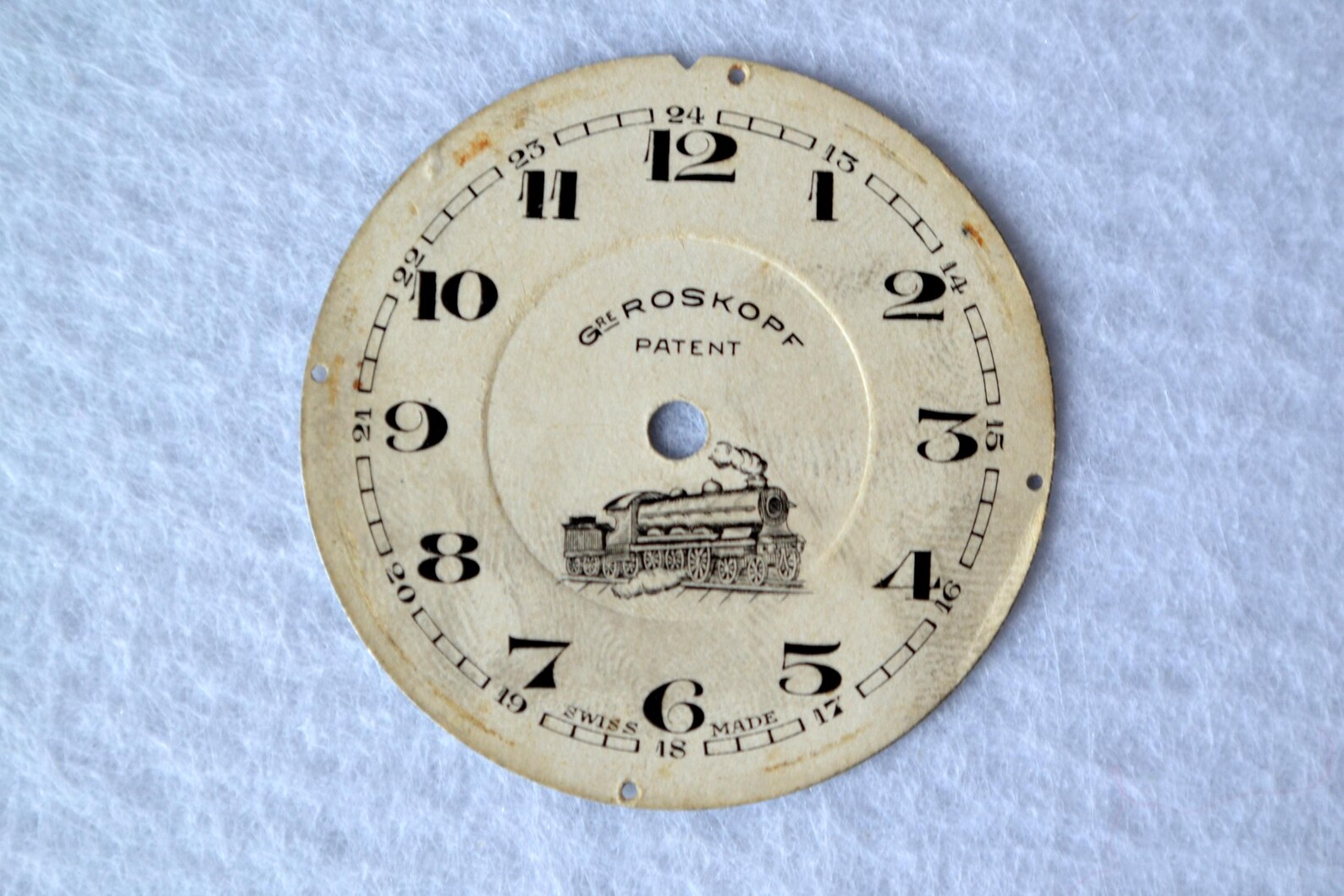 Pocket Watch Faces/dials Roskopf Patent - Etsy