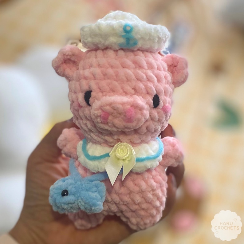 Sailor Pig Crochet Pattern PDF - Etsy