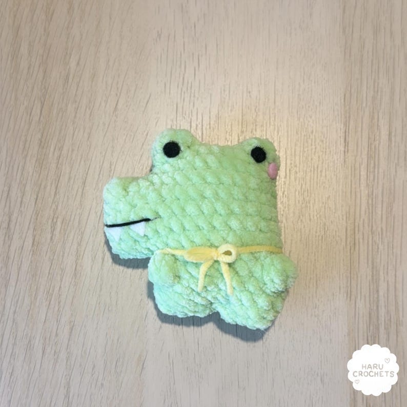No-sew Flat Buddies Crochet Pattern PDF File (bunny, Bear, Quokka, Frog ...