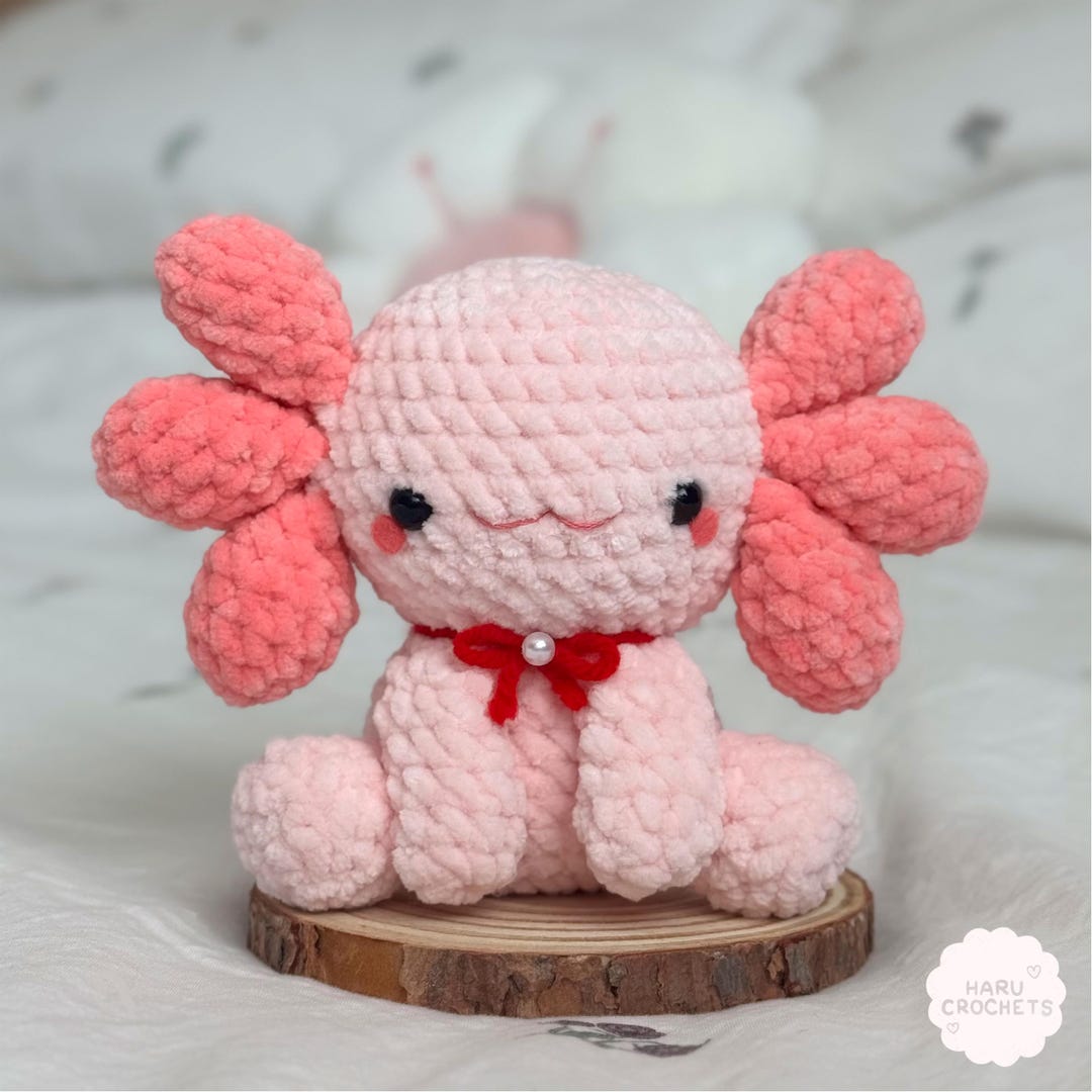 Low-sew Axolotl Crochet Pattern PDF File - Etsy