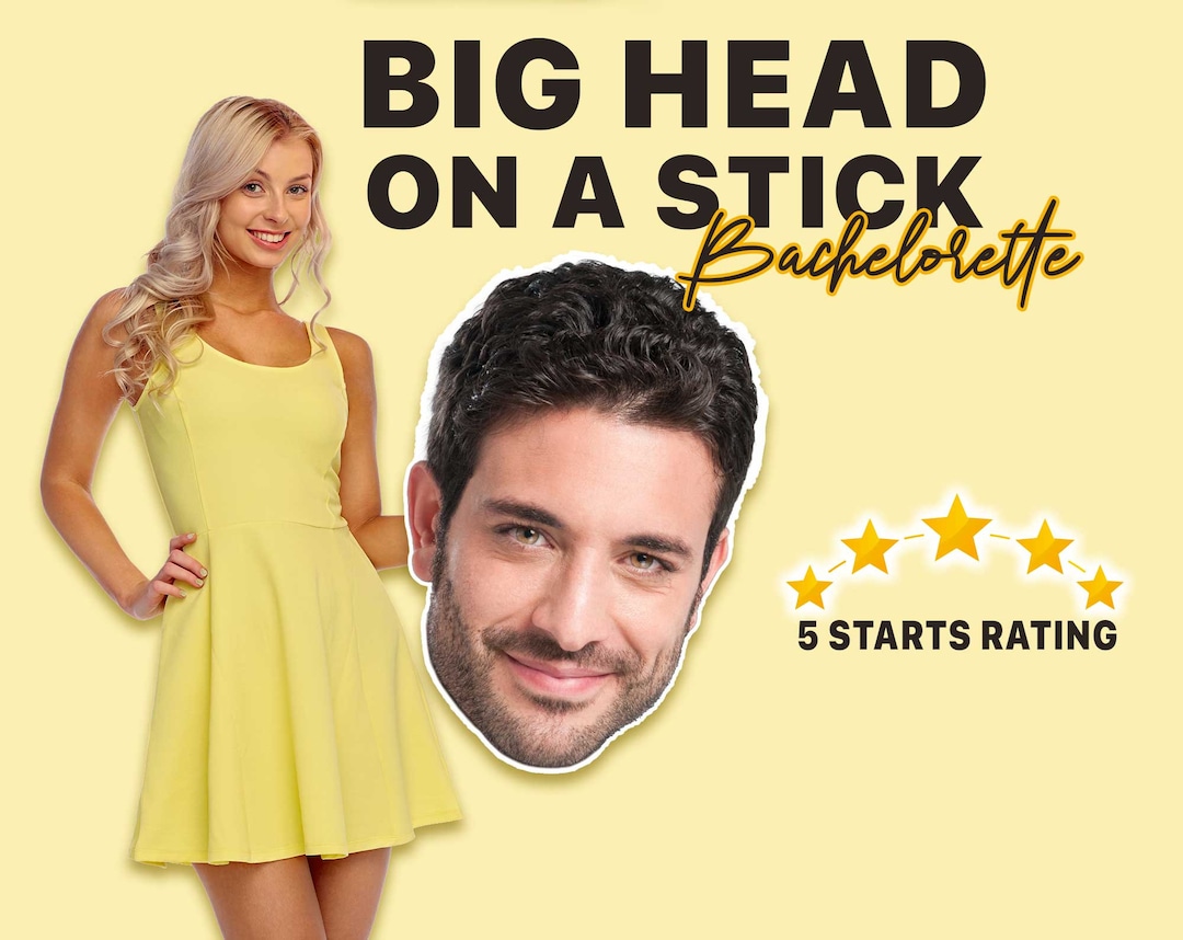 Big Personalized Face Cutouts on Sticks Perfect for - Etsy Australia