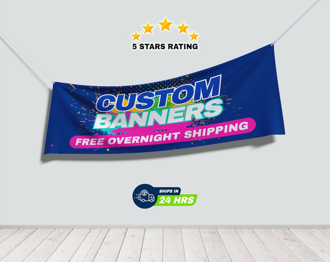 Custom Vinyl Banners - Free Overnight Shipping and Next Day Production ...