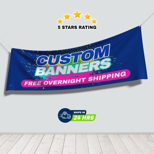 Custom Vinyl Banners - Free Overnight Shipping and Next Day Production ...