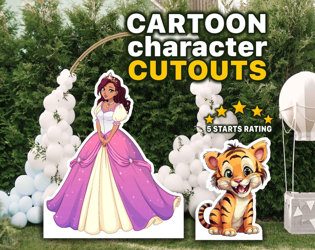 Character Cutouts, Custom Cutouts, Cartoons Cut Outs, and Party Signs ...