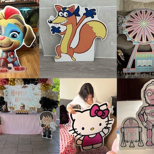 Character Cutouts, Custom Cutouts, Cartoons Cut Outs, and Party Signs ...