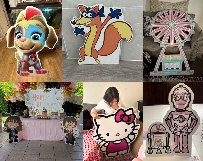 Recortes de personajes, recortes personalizados, recortes de dibujos ...