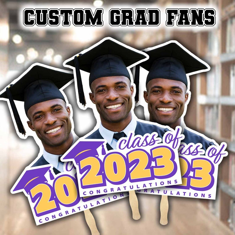 Handheld Graduation Fan - Etsy
