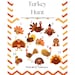 Thanksgiving Turkey Hunt Game: Printable Visual Clues (digital Download ...