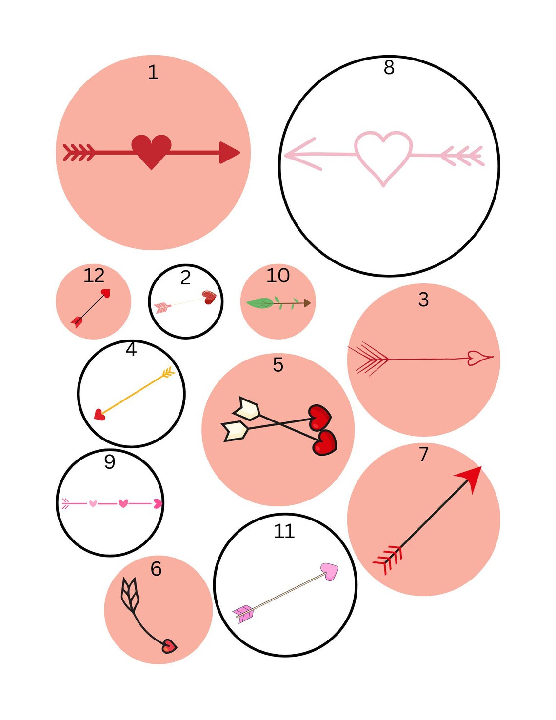 Cupid's Arrow Classroom/home Game - Etsy
