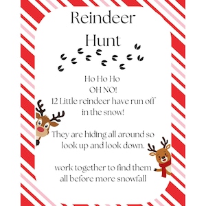 Reindeer Hunt Game - Etsy