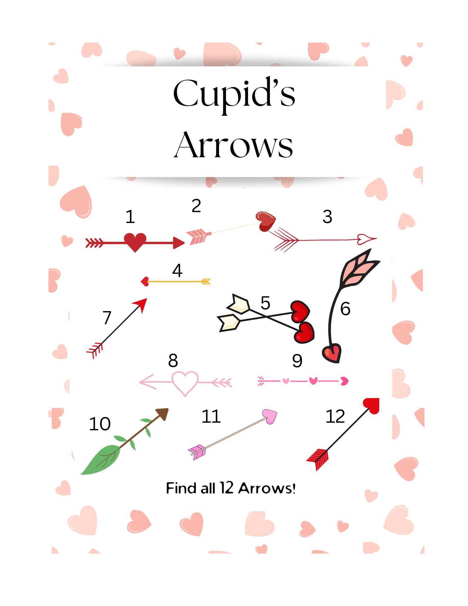 Cupid's Arrow Classroom/home Game - Etsy