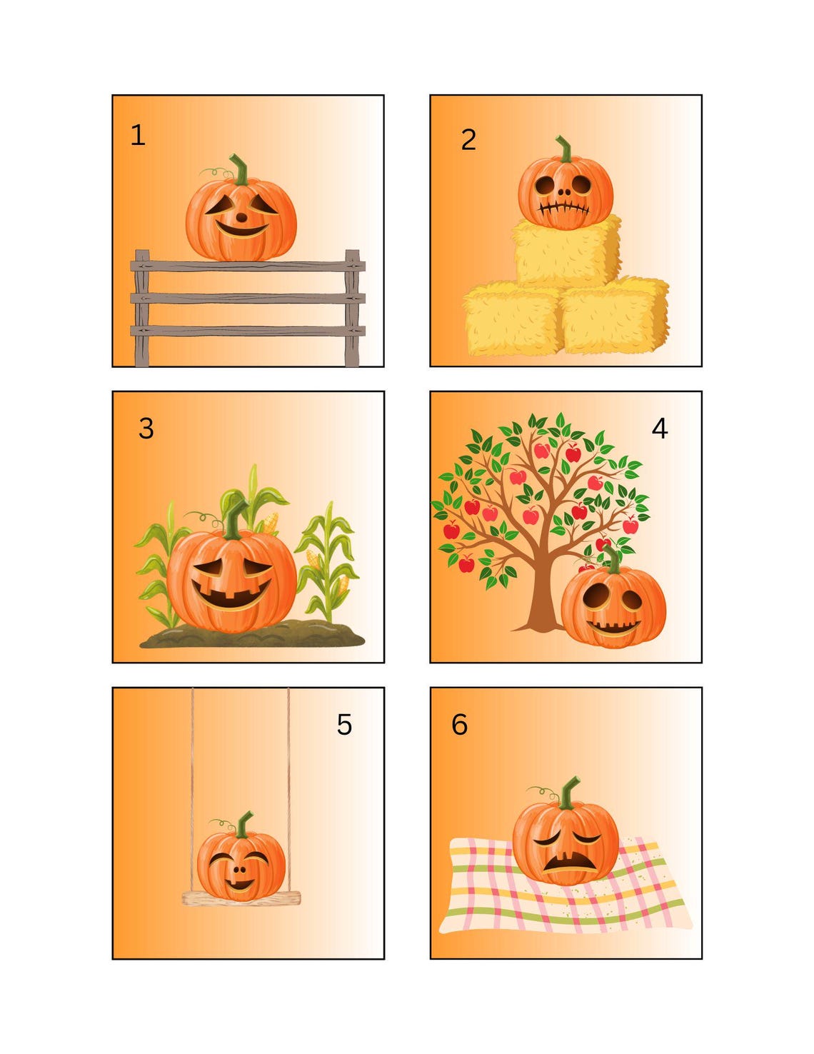 Pumpkin Hunt Game Halloween - Etsy