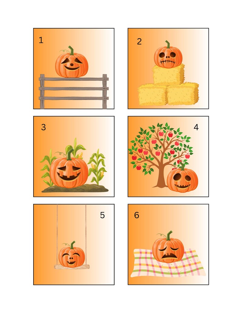 Pumpkin Hunt Game Halloween - Etsy