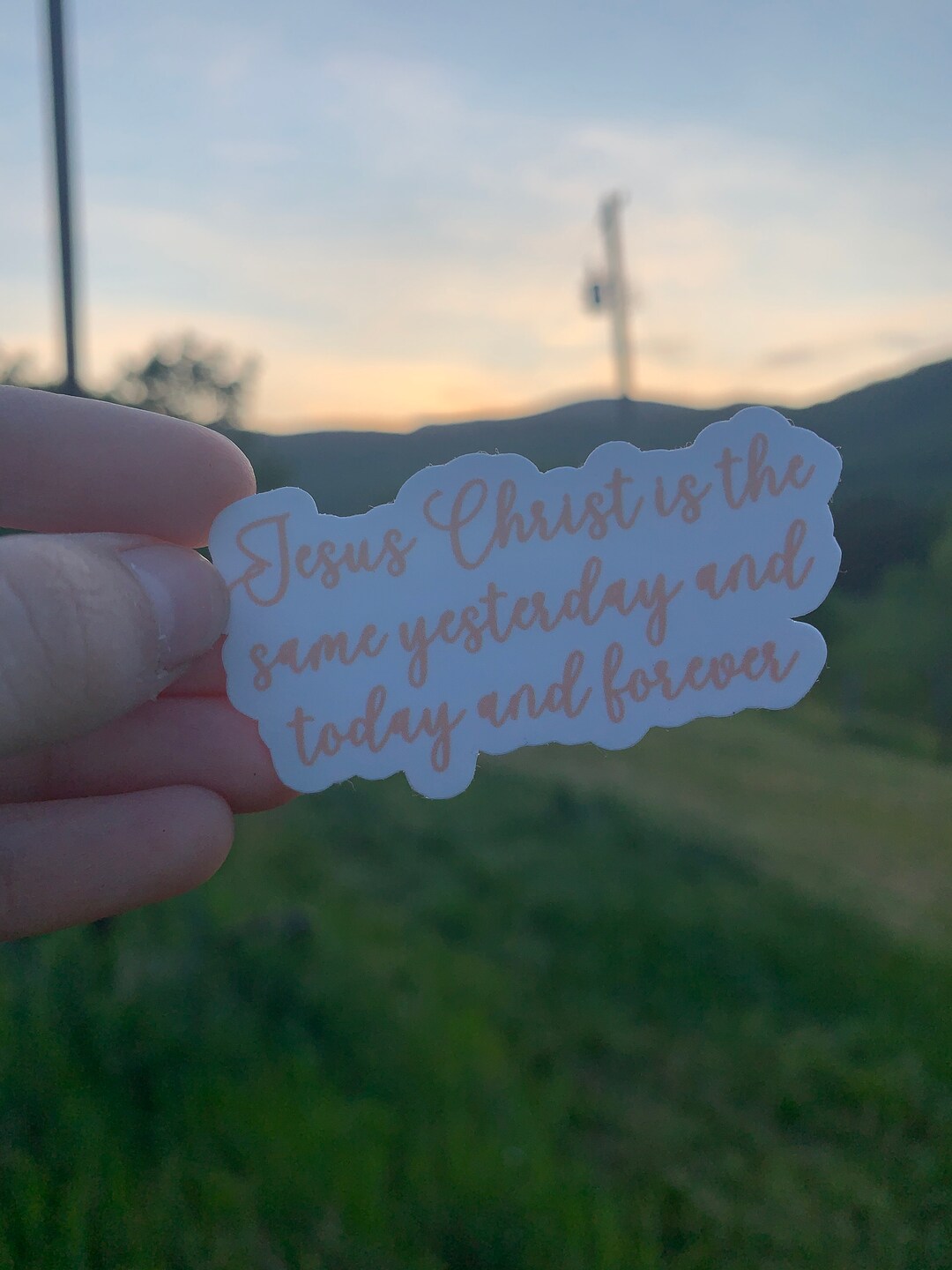Yesterday, Today, and Forever Sticker • Water Resistant Sticker • Water ...
