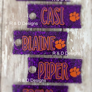 Clemson Stanley Cup Name Plate, Clemson Stanley Cup Topper, College ...