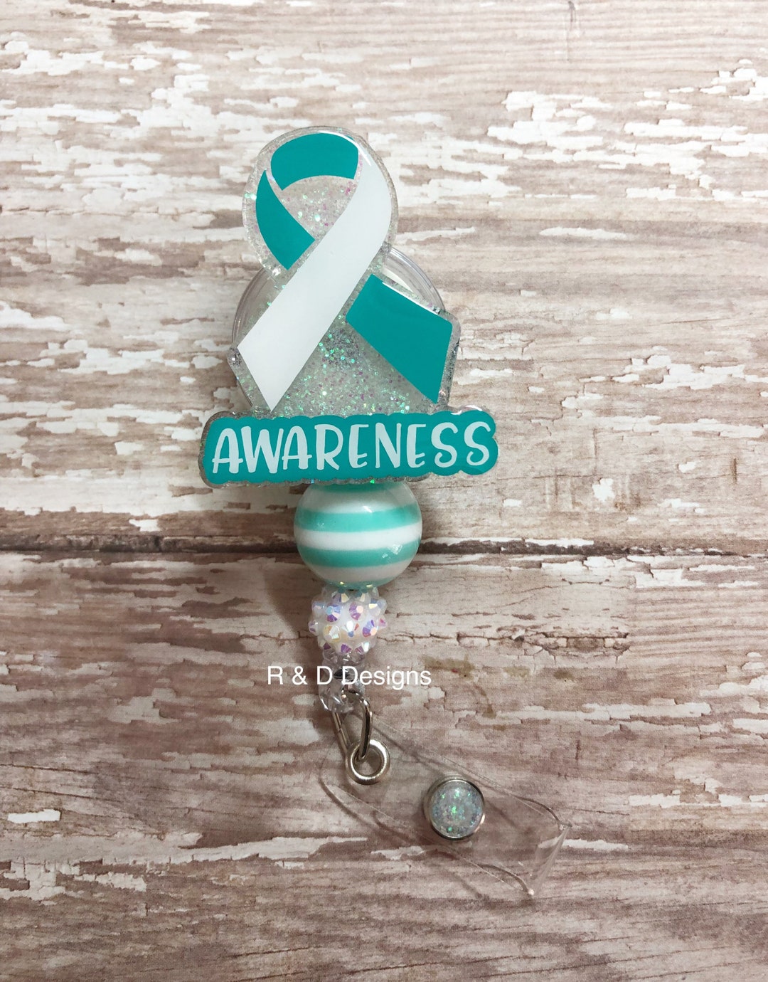 Cervical Cancer Badge Reel, Cancer Badge Reel, Nursing Badge Reel ...