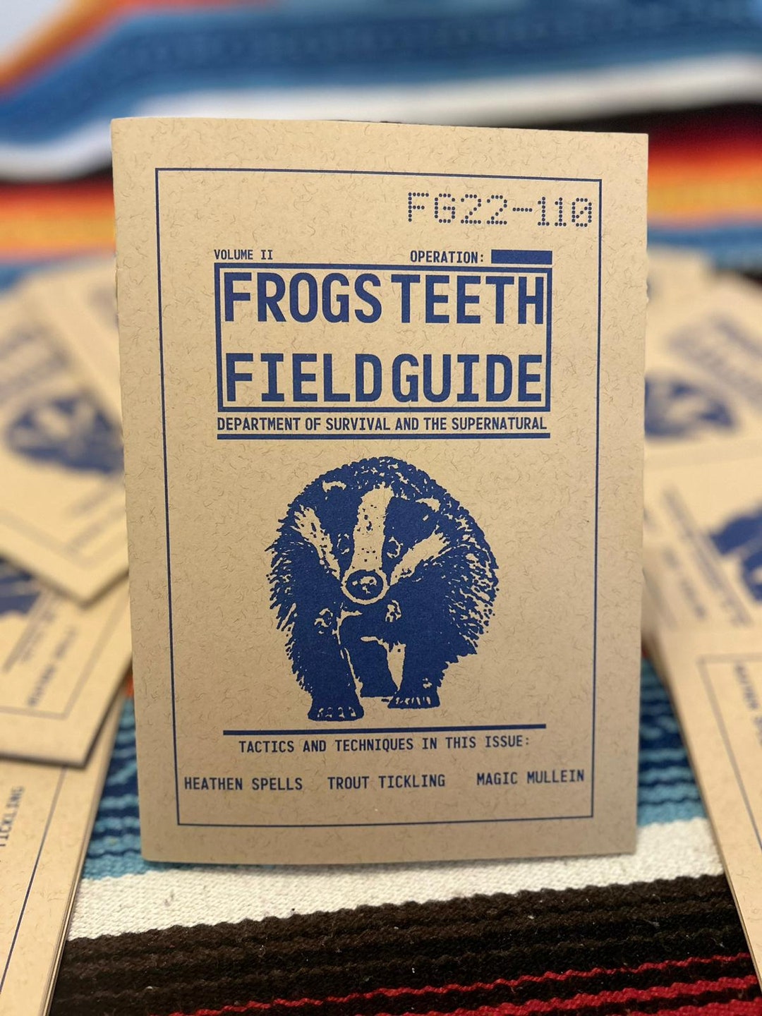 Frogs Teeth Field Guide FG22-110 - Etsy