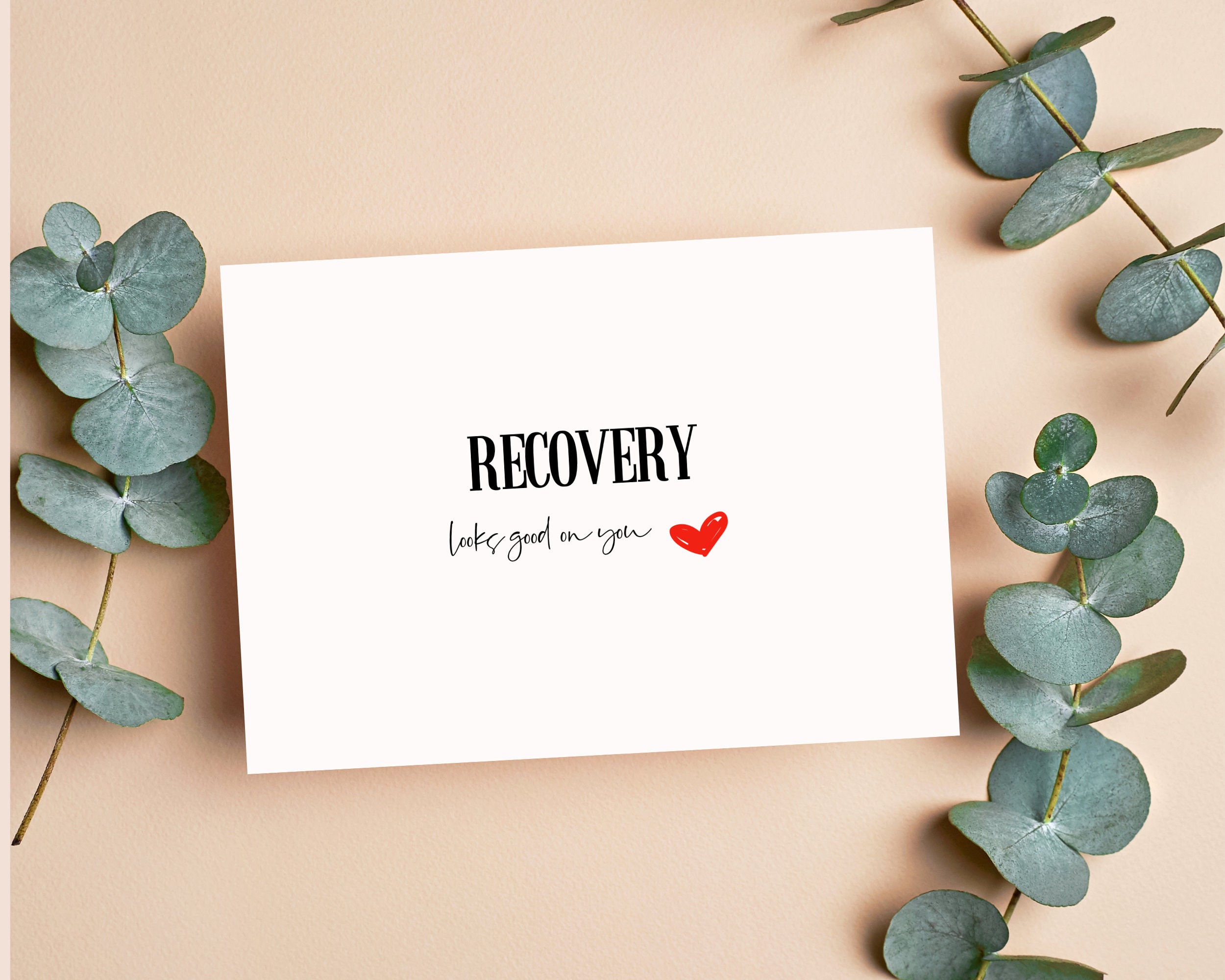 Printable Recovery Card, Digital Valentines Card, Addiction Recovery ...