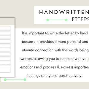 Addiction Recovery Letters, Therapy Worksheets, Theraputic Writing ...