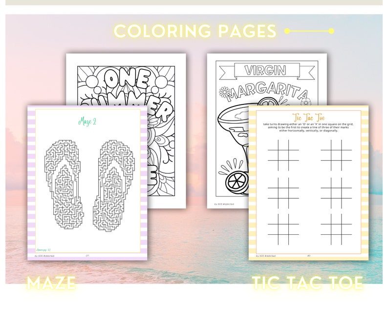 Recovery Games Bundle: Summer Sobriety Activity Book & Addiction ...