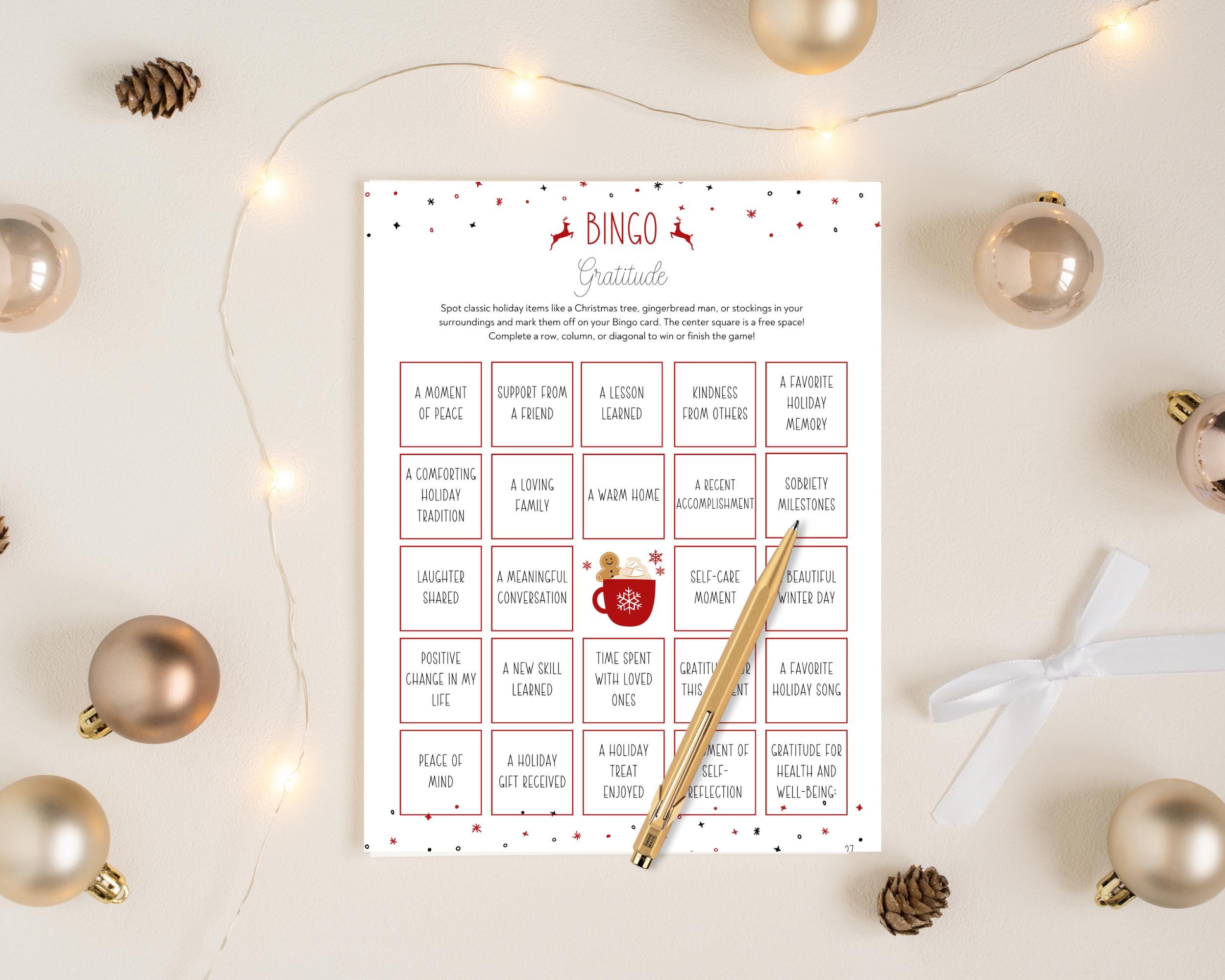 Sobriety Christmas Activity Book, Printable Holiday Puzzles & Recovery ...
