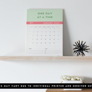2025 Sobriety Calendar Motivational AA Quotes, Printable Monthly ...