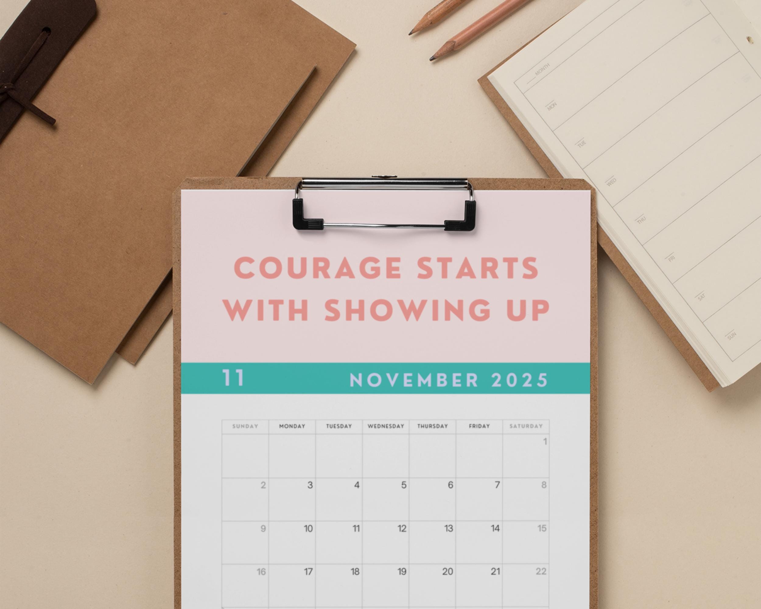 2025 Sobriety Calendar Motivational AA Quotes, Printable Monthly ...