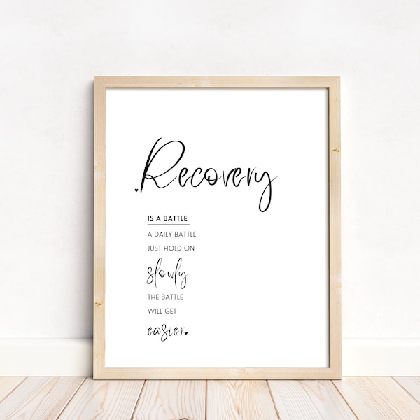 Addiction Recovery Posters - Etsy