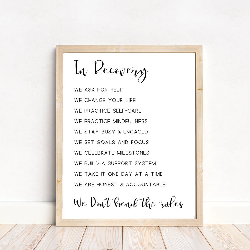 Recovery Posters - Etsy