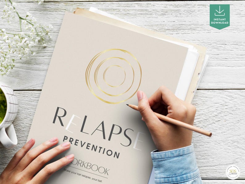 Relapse Prevention Worksheets - Printable Addiction Recovery Workbook ...