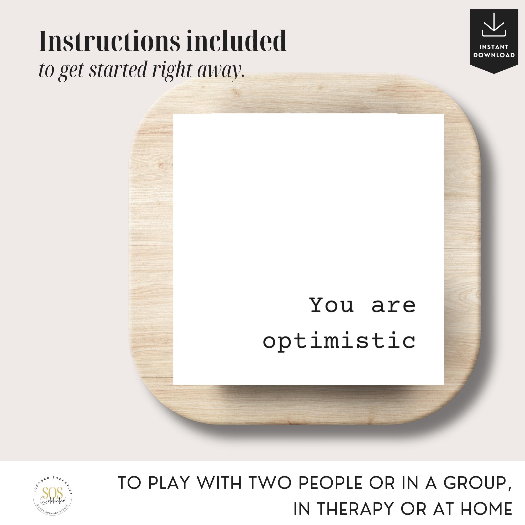 DIGITAL Compliment Cards, Group Therapy Activity Game, Counselor Tool ...