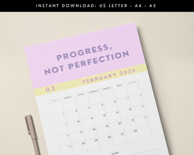 2025 Sobriety Calendar Motivational AA Quotes, Printable Monthly ...