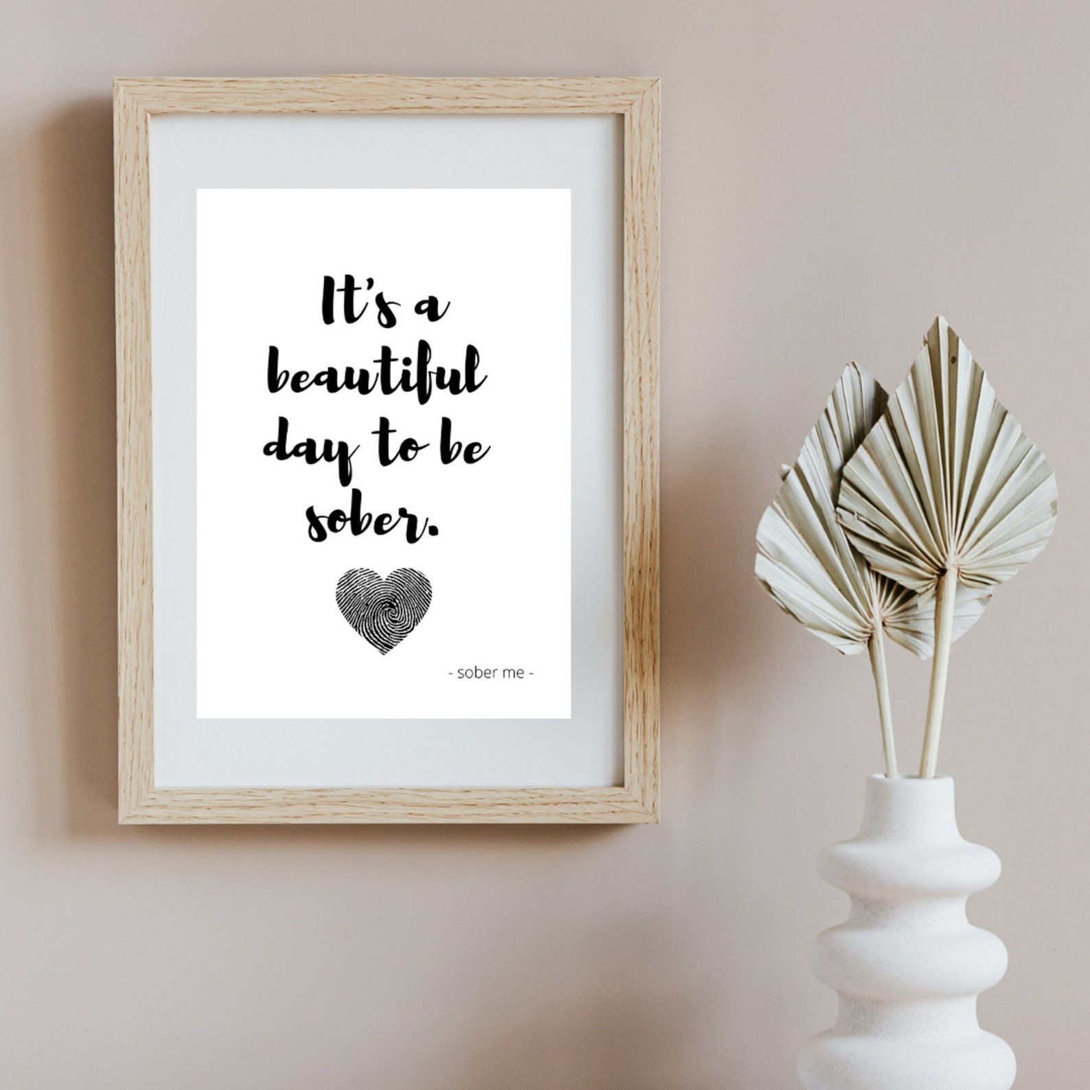 Sobriety Printable Poster for Addiction Recovery Affirmation It's a ...