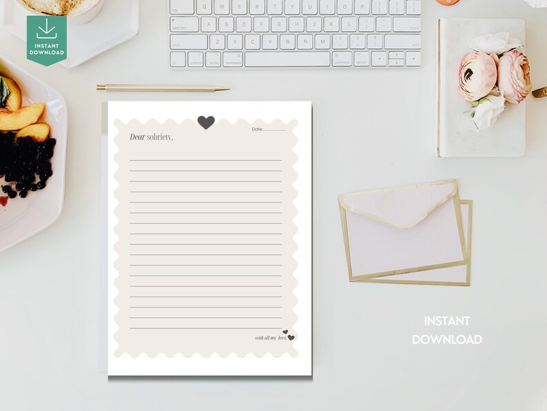 Addiction Recovery Therapy Worksheets - Break-up Letter to Addiction ...