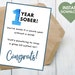 1 Year Sober Printable Card, Digital Sobriety Card, Soberversary Card ...