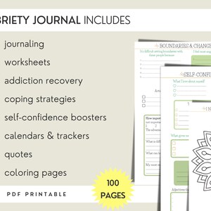 Sobriety Journal Motivational Coloring Pages, Sober Quotes, Recovery ...