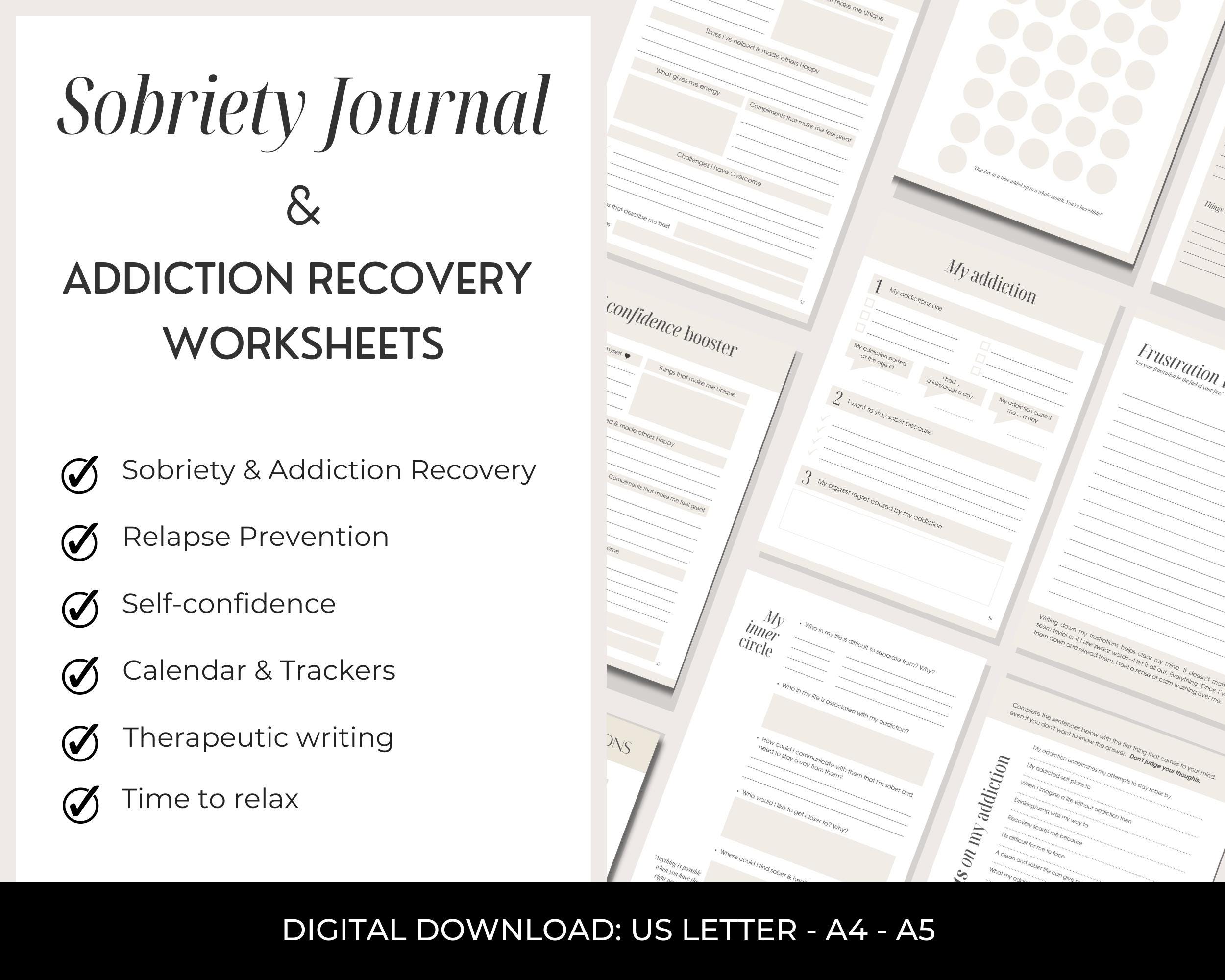 Intake Forms and Addiction Recovery Workbook, Professional Session ...