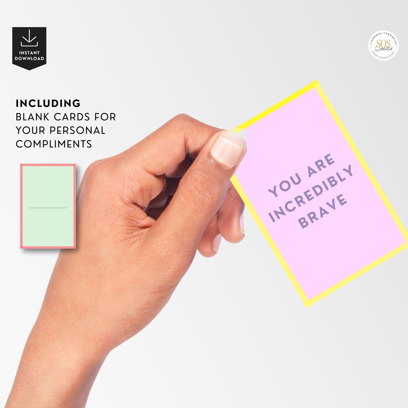 Compliment Game 80 Cards, Group Therapy Activity Counseling Tool ...