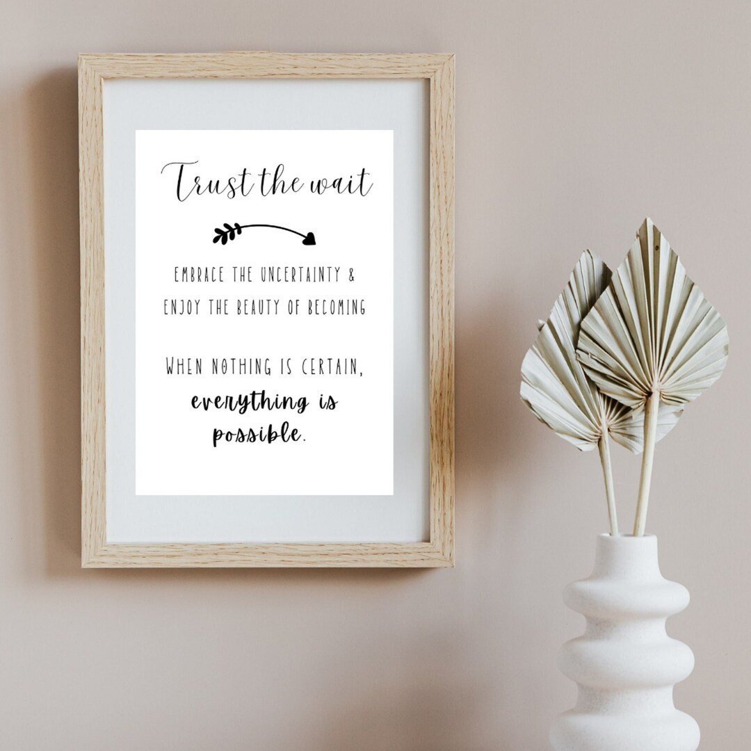 Motivational Quote Printable PDF Poster for Daily Motivation With ...