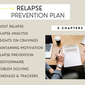 Relapse Prevention Plan Counselor Intake Forms, Addiciton Recovery ...